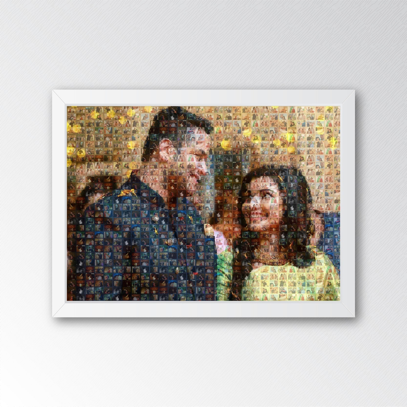 Personalized Photo Mosaic Frame – Custom Memory Gift in Kerala | Etern ...